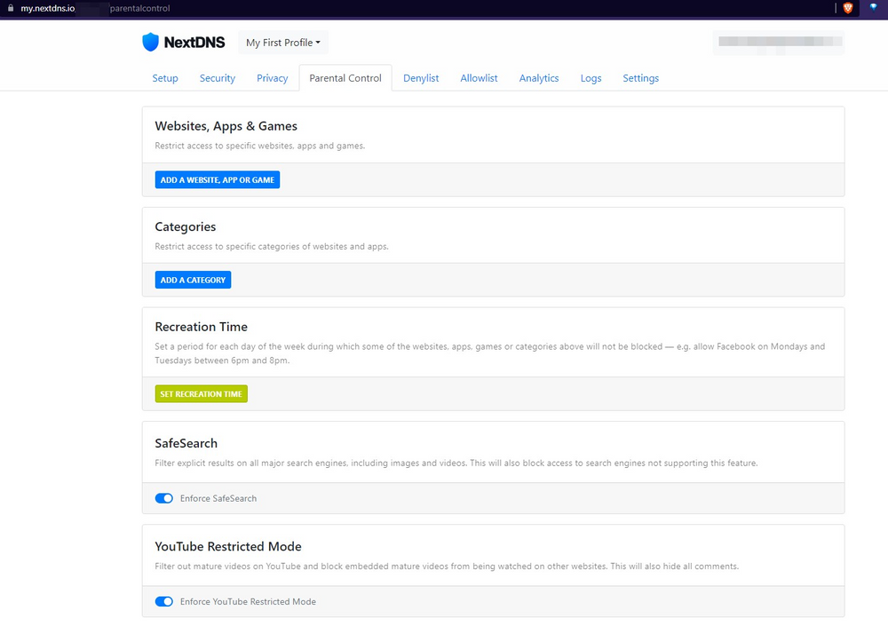 Set up and configure custom DNS using NextDNS